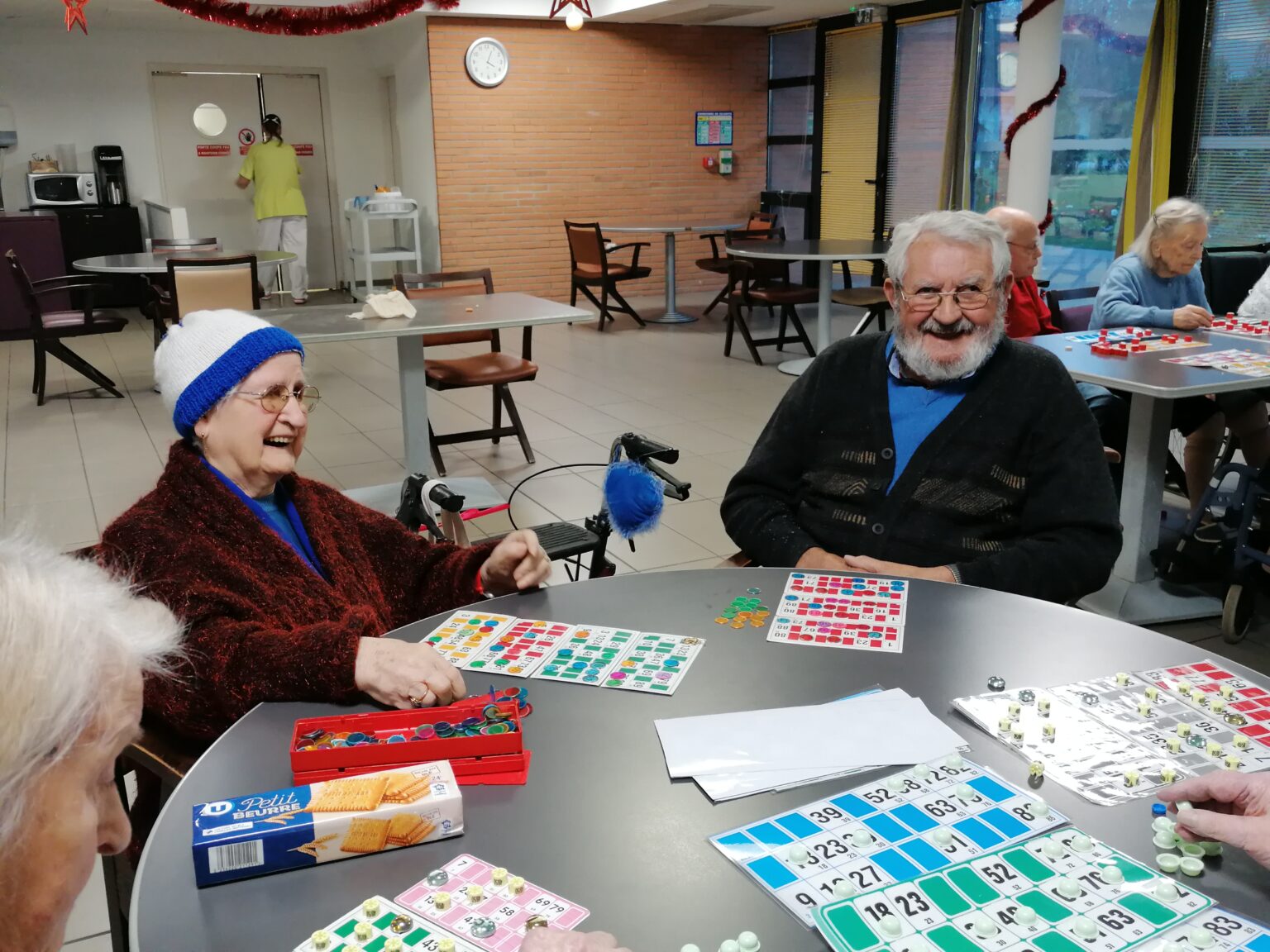 Animations de EHPAD Eugène Aujaleu - peinture, loto, lecture